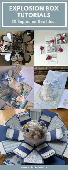 850 EXPLOSION BOXES Ideas Explosion Box Exploding Box Card Card Box