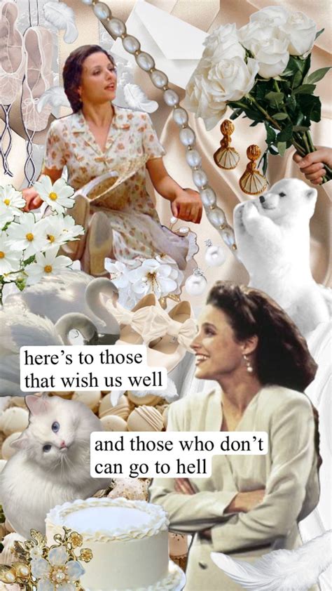 Elainebenes Seinfeld Collage White Whiteaesthetic