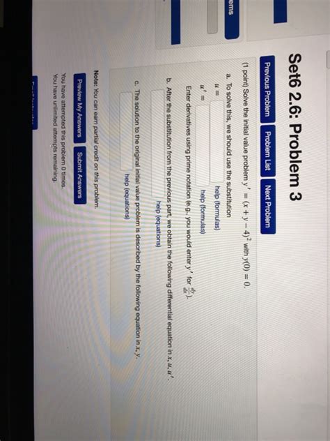 Solved Set6 2 6 Problem 3 Previous Praoblem Problem Lst Chegg Com