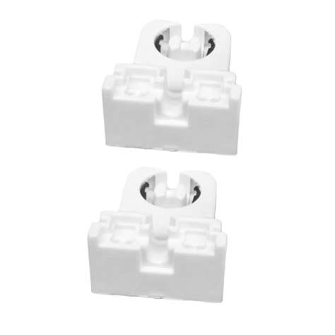 Lifkich 100 Pcs T8 Lamp Holder Fluorescent Tube Socket T8 Lamp Base G13 Light Socket G13 Base