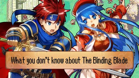 One Fact About Every Character In Fire Emblem The Binding Blade Youtube