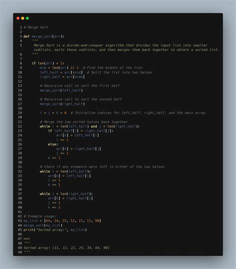 Merge Sort Algorithm Explained