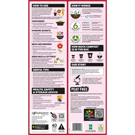 Levington Multi Purpose Compost 40l Peat Free Compost Polhill Garden Centre