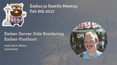 Emberjs Server Side Render Ssr Ember Fastboot Youtube
