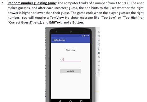 Solved Random Number Guessing Game The Computer Thinks Of A