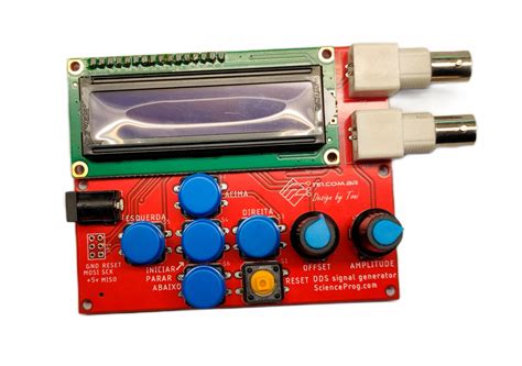 Dds Signal Generator With Avr Sine Square Ecg 8mhz Xtronic