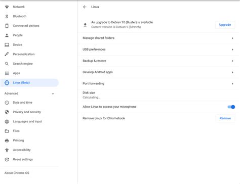 Chrome OS Adds Update Button For Debian Linux Container