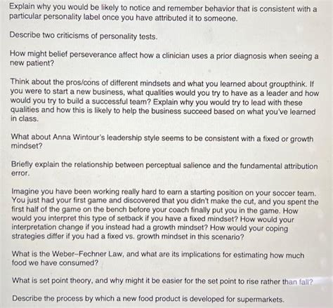 Solved There Are 10 Short Answer Questions Below 1 ⁠