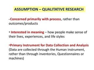 Research Assumptions Delimitations And Limitations PPTX