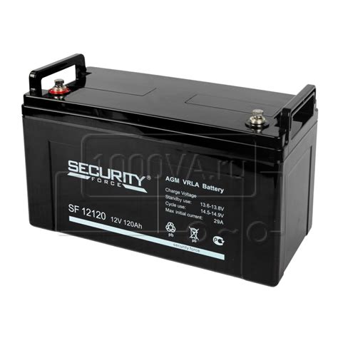 Купить аккумулятор Security Force SF 12120 по выгодной цене - www.1000va.ru