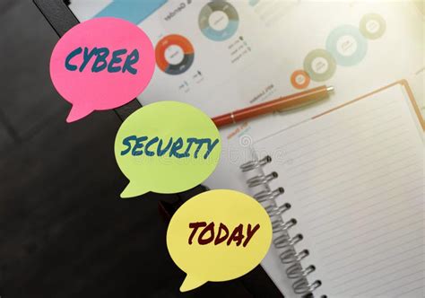 Text Caption Presenting Cyber Security Word Written On Protect A Computer System Against