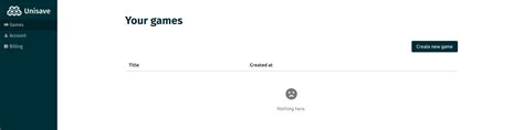 Installation Unisave