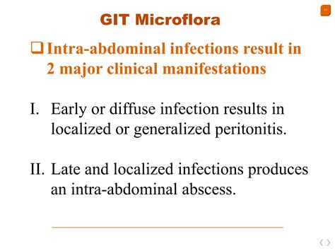 Intra Abdominal Infections Pptx Digestive Disorders Diseases And Conditions