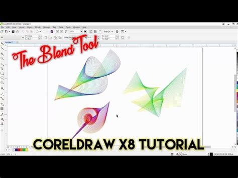 Creative Use Of Blend Tool CorelDraw X Tutorial The Teache DM MEDIA