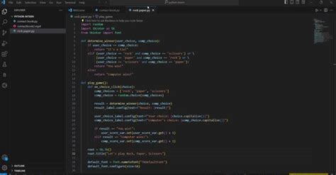 Saanvi On Linkedin Pythonprogramming Codingjourney Rockpaperscissors Internship Codsoft
