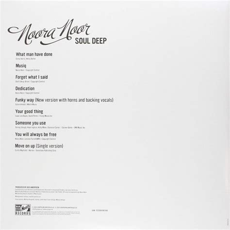 Noora Noor Soul Deep Plak Lp 7033661065166