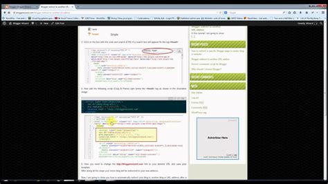 Blogger Simple Redirect Script And Timer Redirect Script Youtube