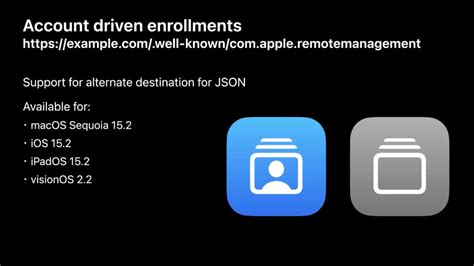 apple simplifies json configuration for account driven user enrollment