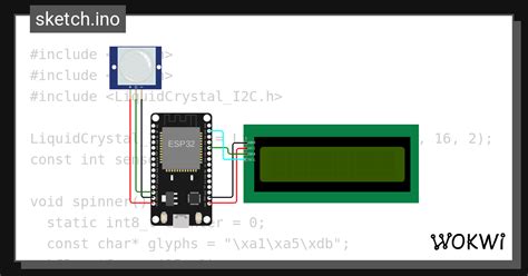Sensor Pir Lcd Wokwi Esp32 Stm32 Arduino Simulator