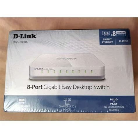 D Link 8 Port Gigabit Desktop Network Switch At ₹ 6500 Piece D Link Fast Ethernet Switch In