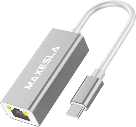 Maxesla 1000M USB C To Ethernet Adapter USB 3 0 Plug Play Ethernet To USB C Thunderbolt To