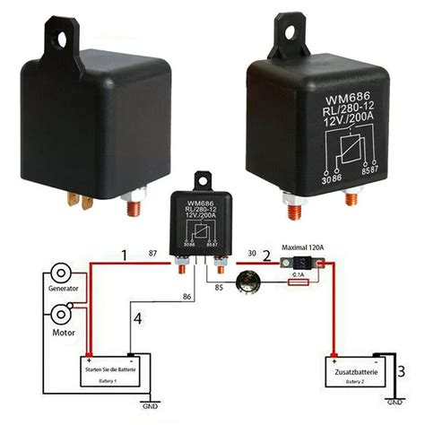 Автомобільне реле 12V 200A WM686 RL/280-12 12V/200A (ID#2034439930 ...
