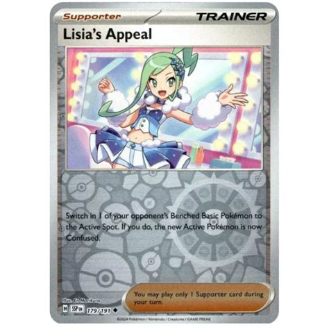 Pokemon Tcg Lisias Appeal 179191 Surging Sparks Trainer Shopee