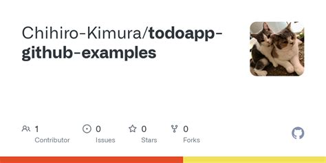 Github Chihiro Kimuratodoapp Github Examples
