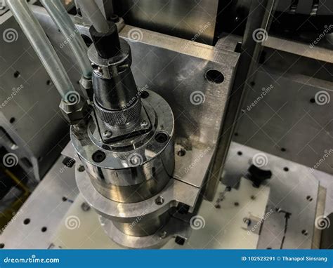 Machine Computer Numerically Controlled Stock Image Image Of Industry