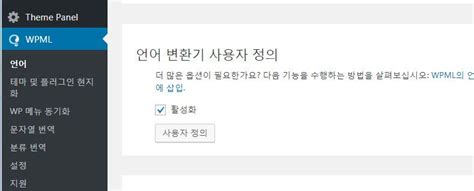 워드프레스 다국어 번역 플러그인 Wpml에서 제공하는 쇼트코드 워드프레스 정보꾸러미