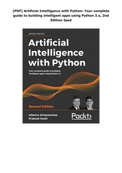 Pdf Artificial Intelligence With Python Your Complete Guide To Building Intelligent Apps