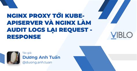 nginx proxy tới kube apiserver và nginx làm audit logs lại request