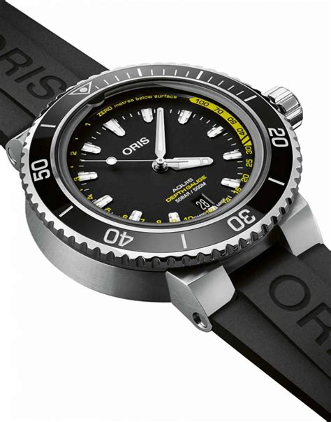 Ceasuri Oris Aquis Depth Gauge 73377554154 Setrs Bandb Collection