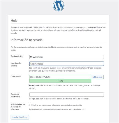 Como Instalar Wordpress Con Nginx Y Lets Encrypt Ssl En Ubuntu 2404