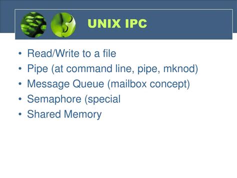 ppt unix ipc powerpoint presentation free download id 3011007