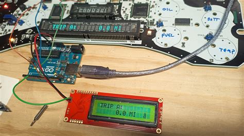 Receiving Serial Data Meant For A Shift Register Replacing A VFD Display Page