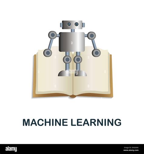 machine learning icon 3d illustration from data science collection