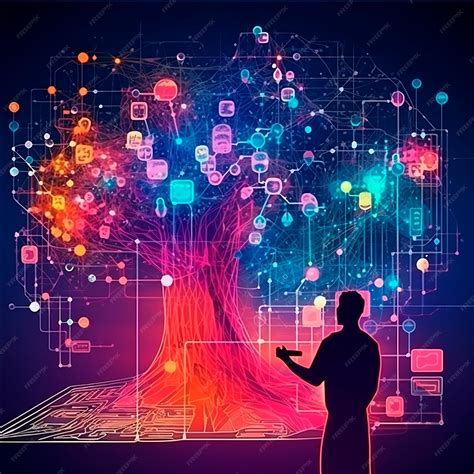 Premium Ai Image Big Data Technology And Data Science Illustration