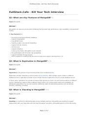Mastering The Key Features Of MongoDB A Comprehensive Guide Course Hero