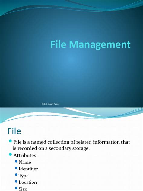 file management pdf computer file file system