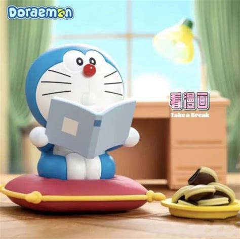 Promo 52toys Doraemon Take A Break Series Reading Diskon 23 Di Seller Melodiya Store