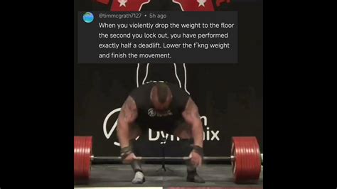 New Definition Of Deadlift You All Half Repping Ur Deadlift Dyels Smh Youtube