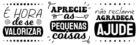 브라질 포르투갈어로 된 세 개의 빈티지 벡터 포스터 번역 자신을 소중히 여길 때입니다 작은 것들을 즐기십시오 불평하지 말고 감사하고 도와주십시오 0명에 대한 스톡 벡터 아트