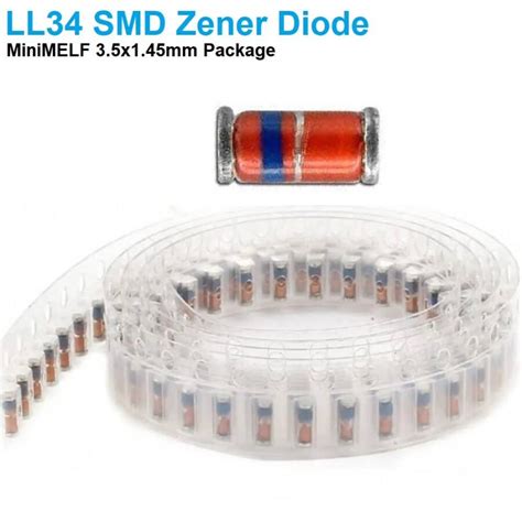 Ll34 Smd Zener Diode Package 500mw 3v Uge Electronics Egypt