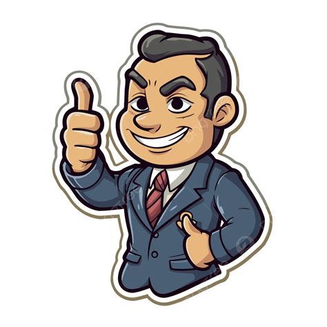 엄지손가락을 포기하는 만화 사업가 벡터 지지하다 상표 만화 Png 일러스트 및 벡터 에 대한 무료 다운로드 Pngtree