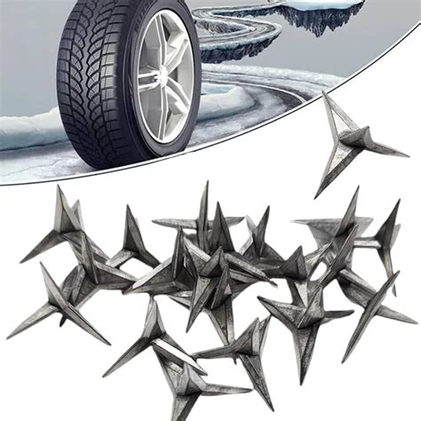 20pack Tire Tyre Puncture Triangle Nail Spikes Anti Theft Security Car Vehicle Heavy Duty Carbon