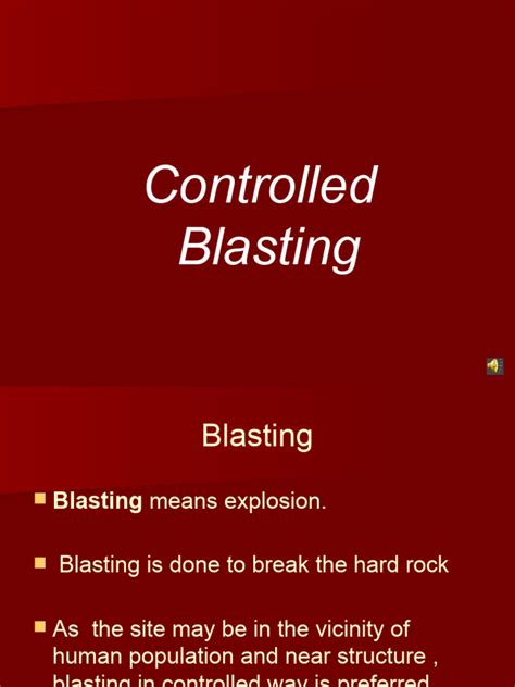 Controlled Blasting Download Free Pdf Explosion Fracture
