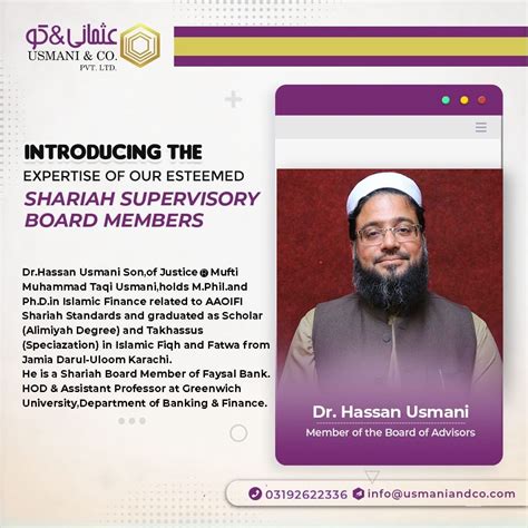 Dr Mufti Hassan Usmani Posted On Linkedin