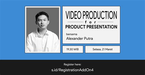 gsc camp add on workshop series 4 video production for product