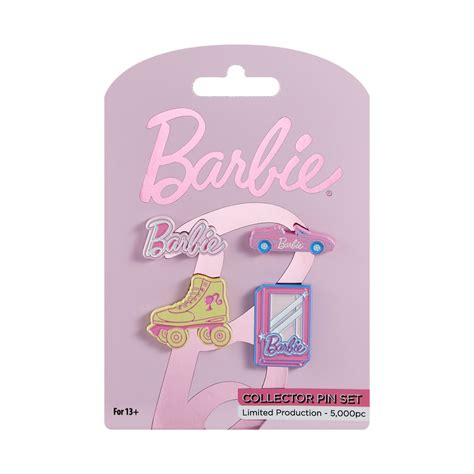 Barbie Collector Enamel Pin Set Mattel Creations